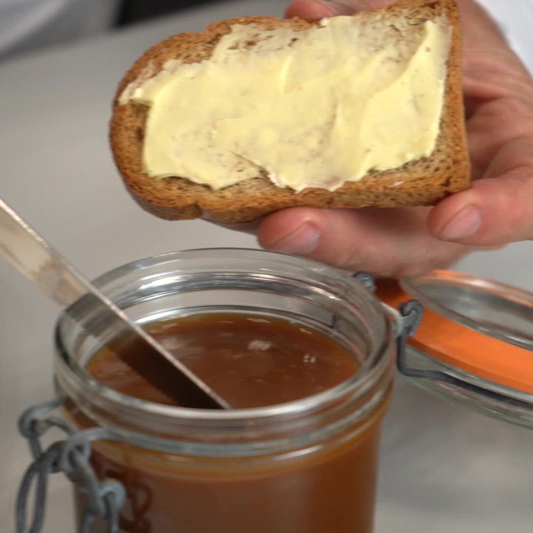 Salted caramel spread