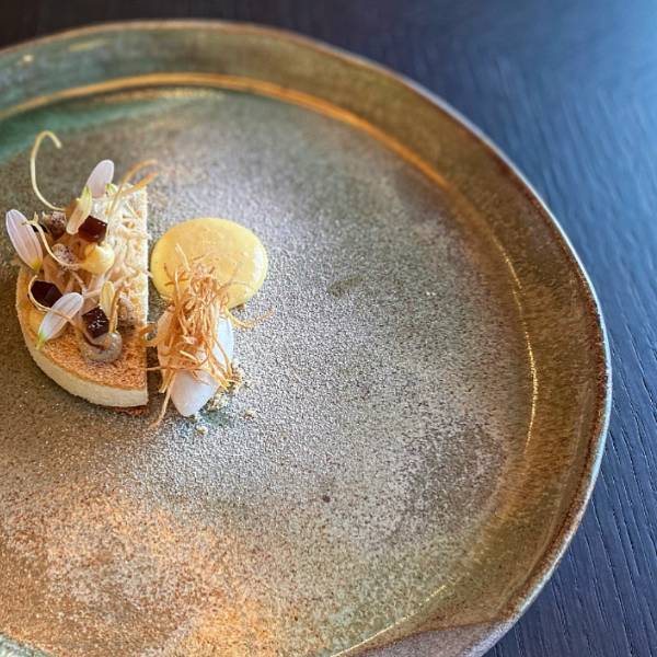 Warm Brown Butter Emulsion for Desserts